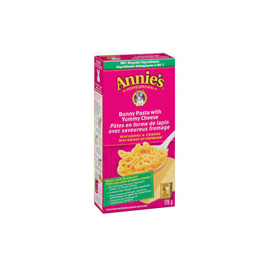 ANNIES BUNNY PASTA WITH YUMMY CHEESE 170G